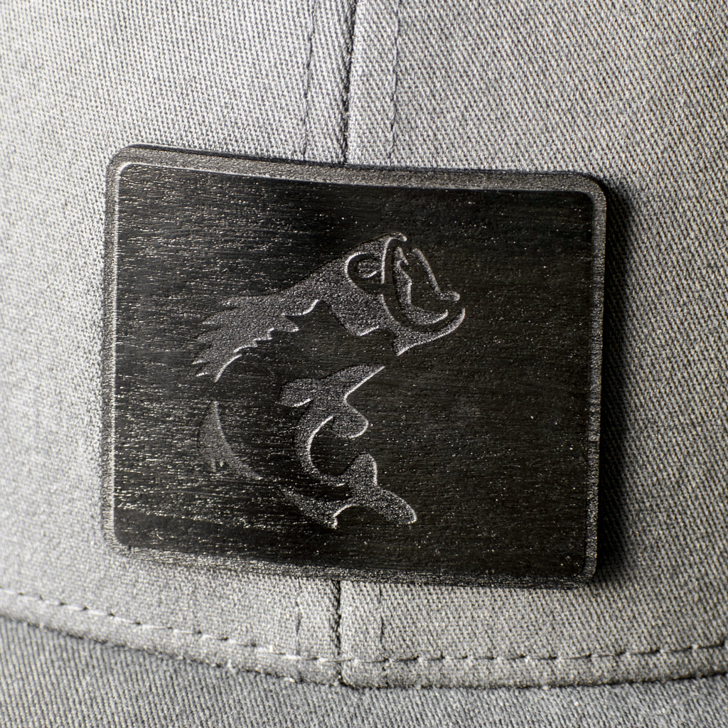 Wooden Patch Snapback Trucker | Big Bass Snapback Hat | Union Standard ...