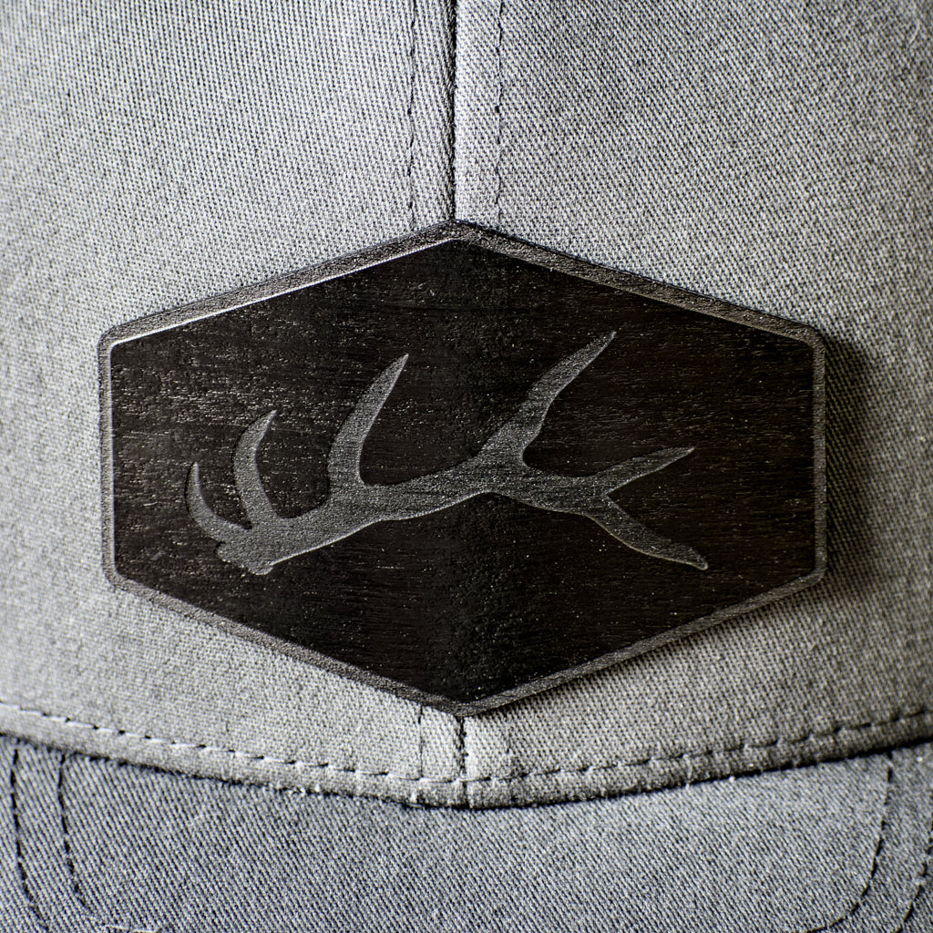 Wooden Patch Snapback Trucker | Elk Shed Snapback Hat | Union Standard ...