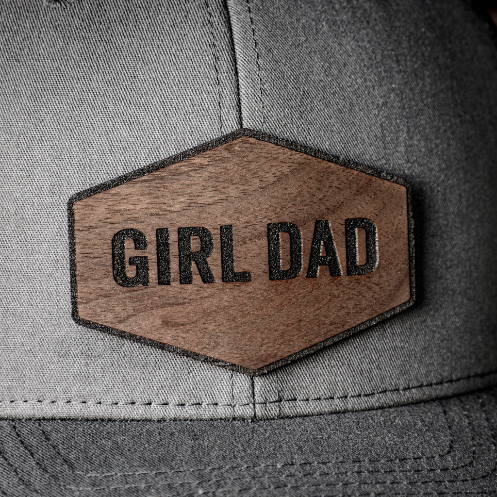 Wooden Patch Snapback Trucker | Girl Dad Snapback Hat | Union Standard ...